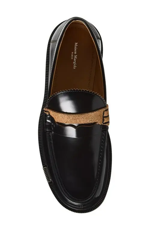 MAISON MARGIELA Décortiqué Penny Loafer - Black