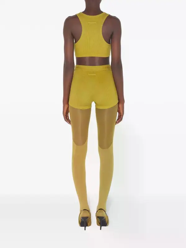 JEAN PAUL GAULTIER Ribbed Patch-detail Trousers
