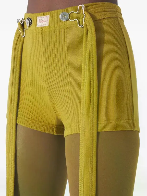JEAN PAUL GAULTIER Ribbed Patch-detail Trousers