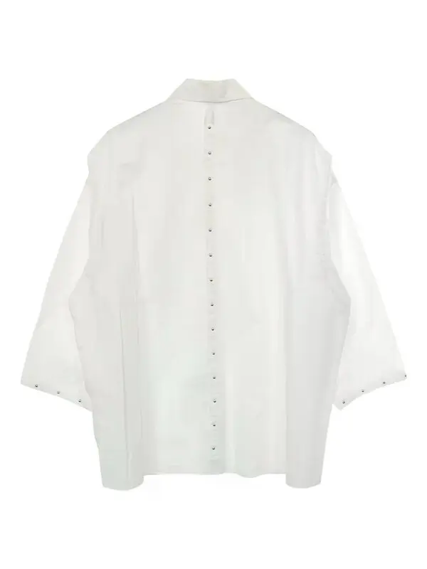 Hermès 2000s Stud Cotton Shirt