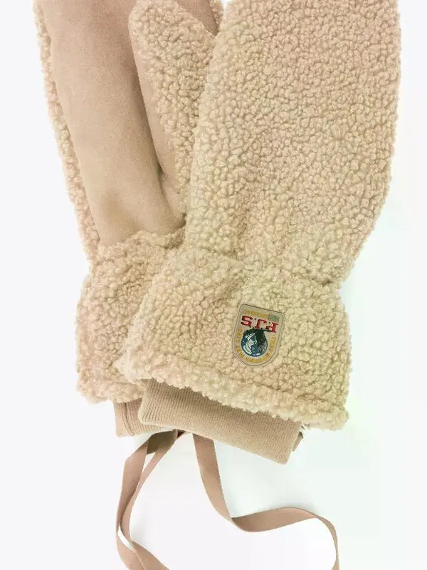 PARAJUMPERS Logo-patch Bouclé Mittens
