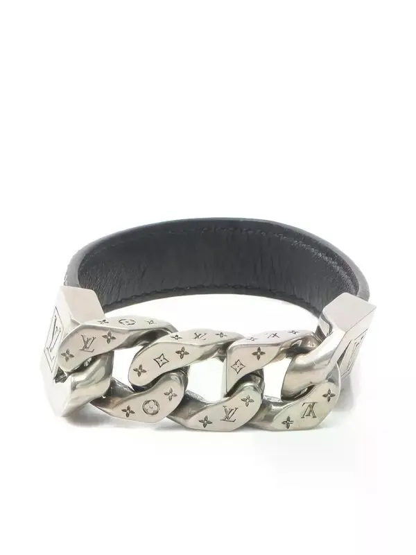 LOUIS VUITTON 2022 Monogram Eclipse Chain Bracelet - Black