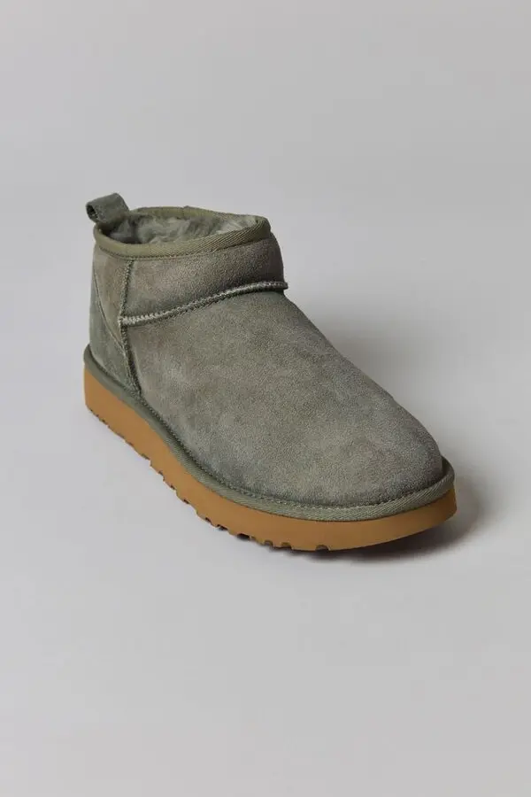 UGG Classic Ultra Mini Ankle Boot - Moss Green