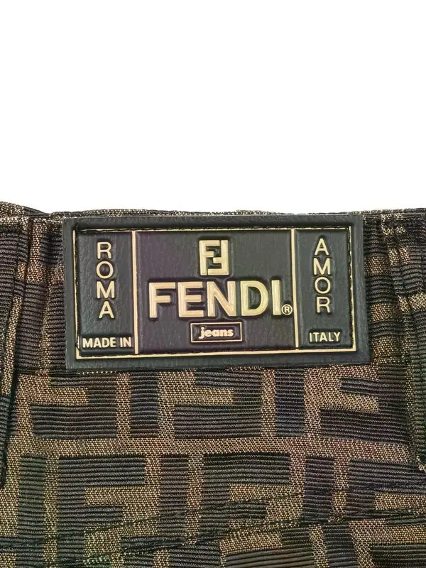 Fendi 2010s Logo-print Mini Skirt