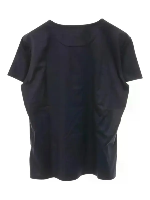 Hermès Embroidered T-shirt - Blue