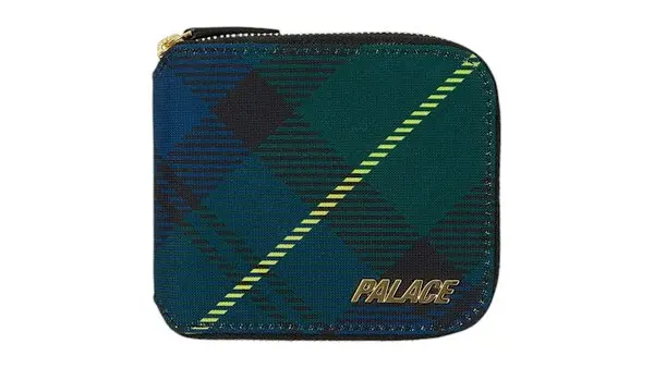 PALACE Plux Zip Wallet - Black Watch