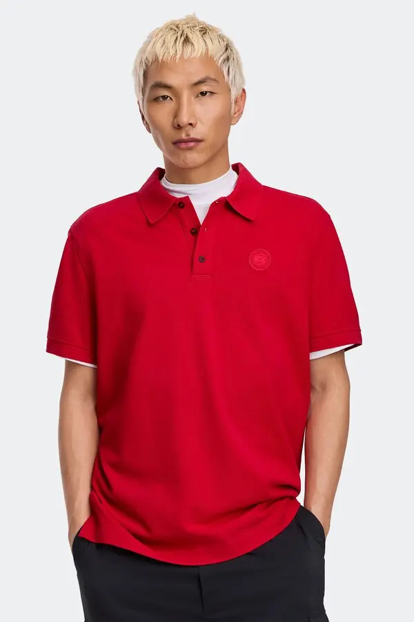 Canada Goose Beckley Polo Tonal Disc - Carmine Red