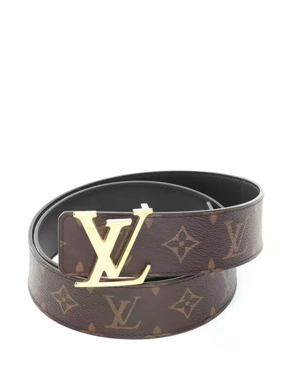 LOUIS VUITTON Logo Buckle Belt - Brown