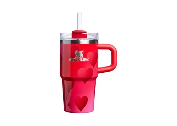 STANLEY Target Exclusive Valentines Day Collection Flowstate Quencher 20oz Tumbler - Rouge Heart Gradient