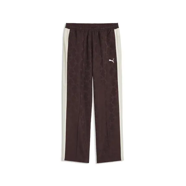 PUMA T7 Jacquard Track Pants - Brown