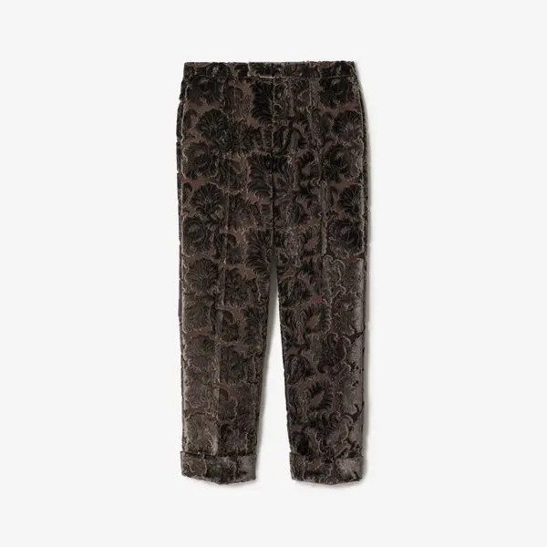 Burberry Vine Velvet Tailored Trousers