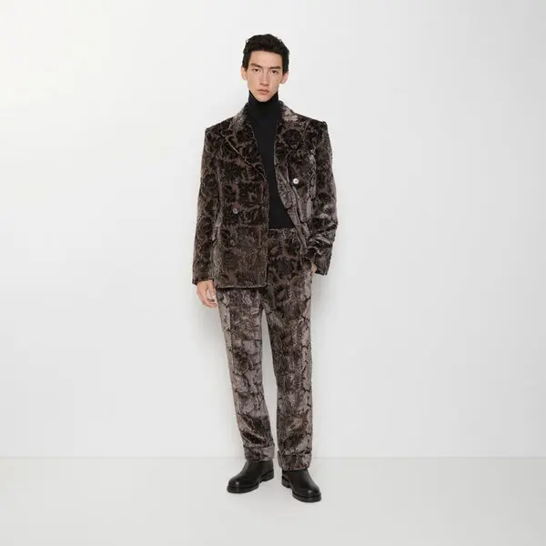 Burberry Vine Velvet Tailored Trousers