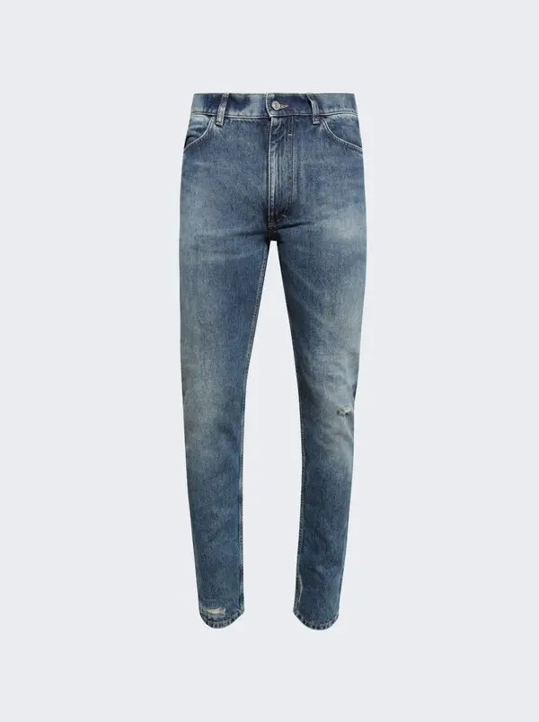 Givenchy Slim Straight Fit Trousers - Blue