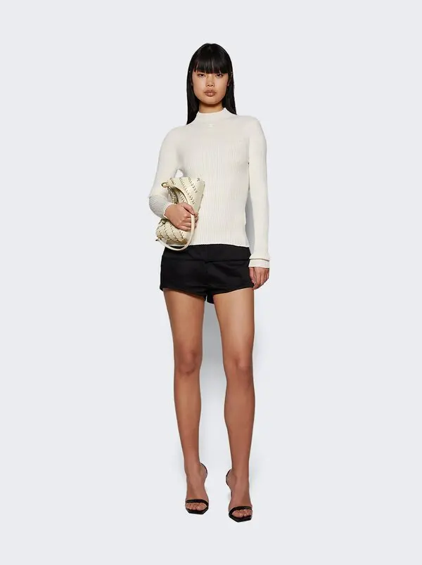 COURRÃ¨GES Belted Mini Shorts