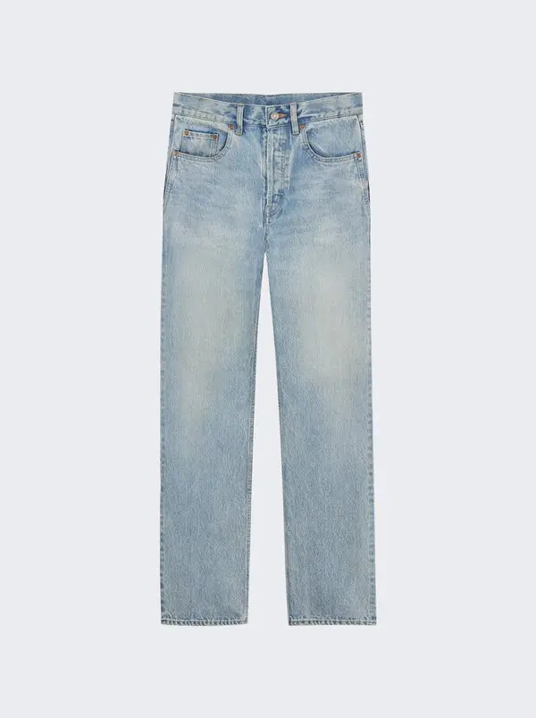 Saint Laurent Loose Straight Jeans - A