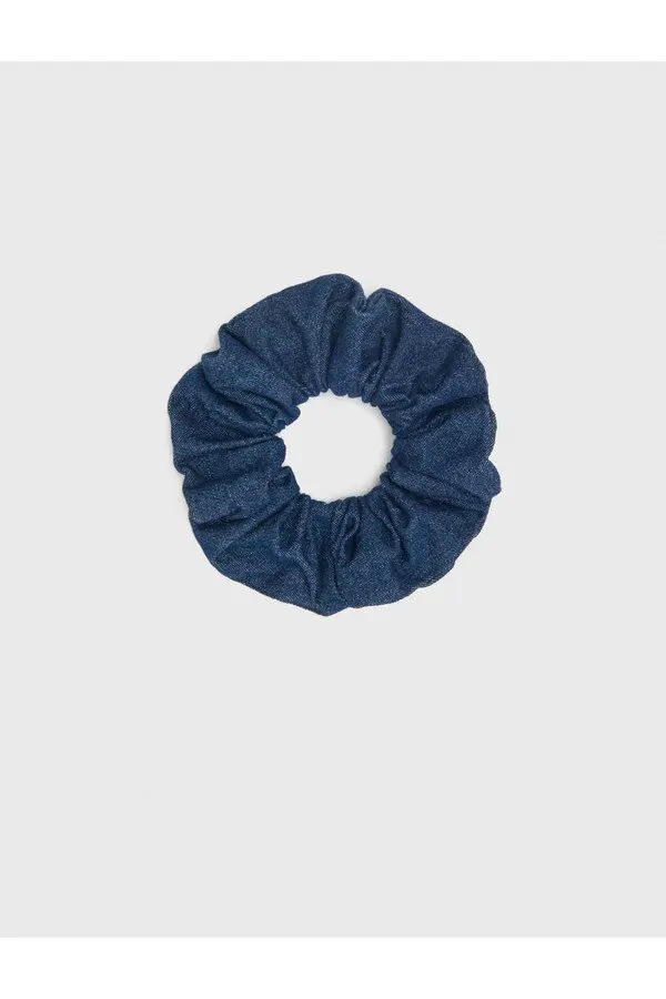 Maje Denim Scrunchie - Black