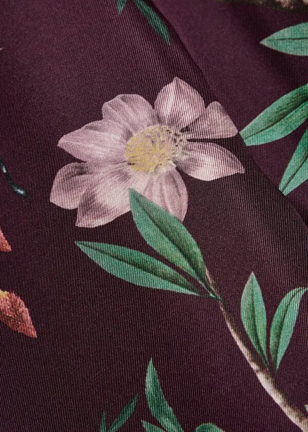 La DoubleJ Printed Silk-twill Trousers
