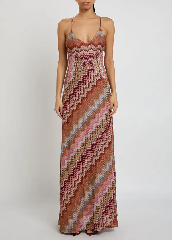 Missoni Fine-knit Maxi Dress - Multicoloured