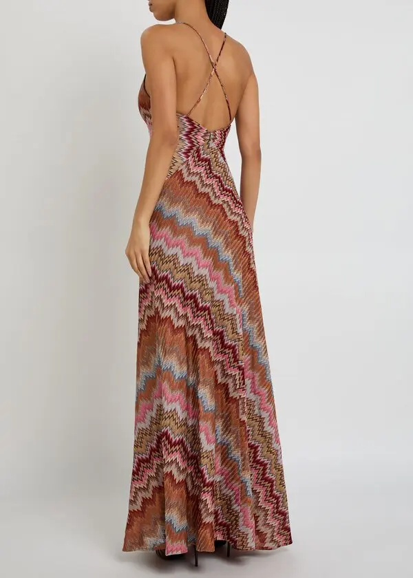 Missoni Fine-knit Maxi Dress - Multicoloured