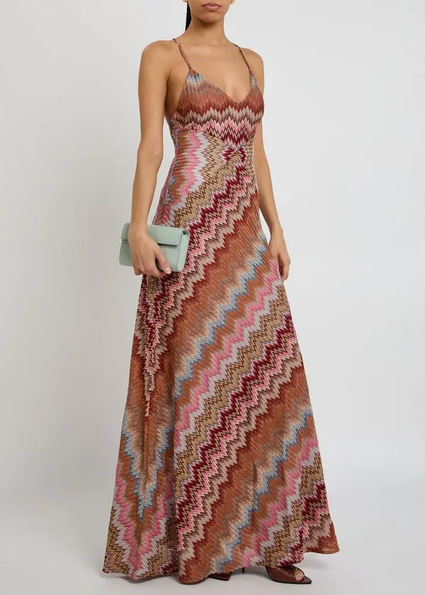 Missoni Fine-knit Maxi Dress - Multicoloured