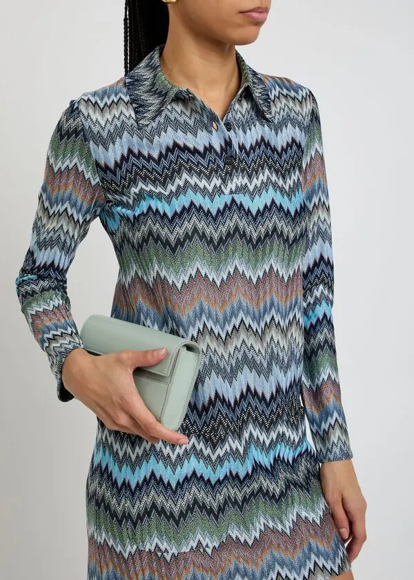 Missoni Zigzag-intarsia Fine-knit Mini Dress