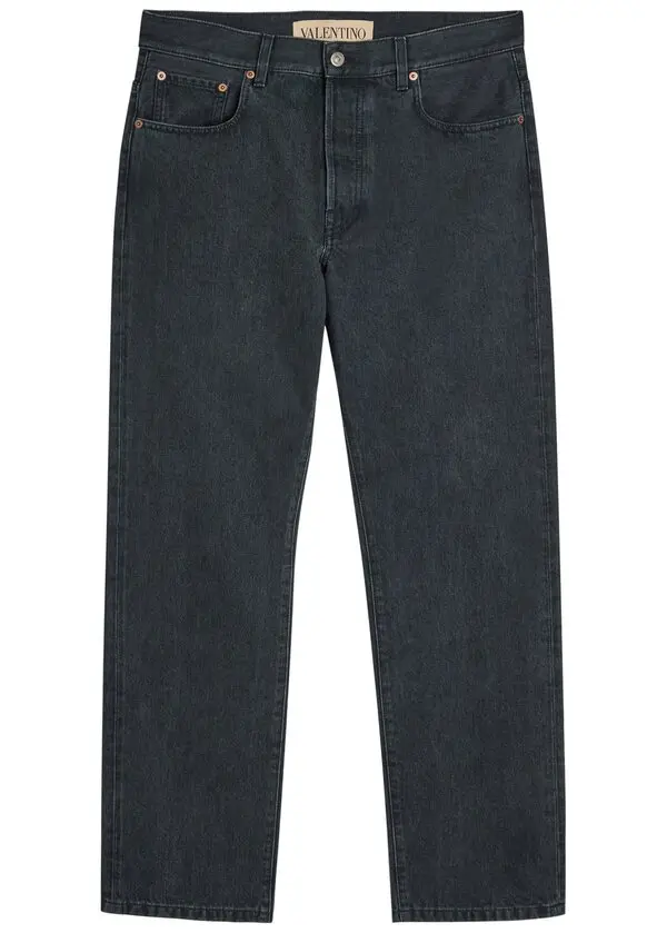 Valentino Garavani Straight-leg Jeans - Black