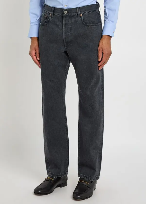 Valentino Garavani Straight-leg Jeans - Black