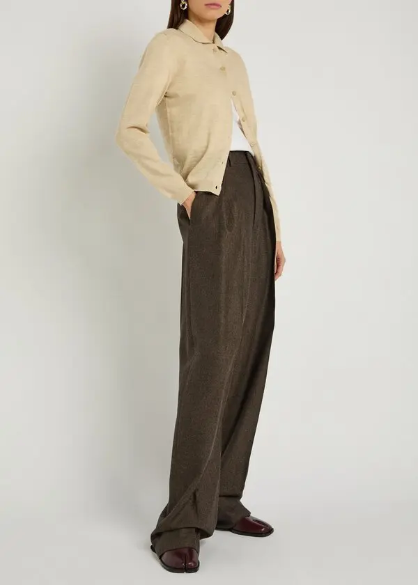 MAISON MARGIELA Stitch-detail Wool-blend Cardigan