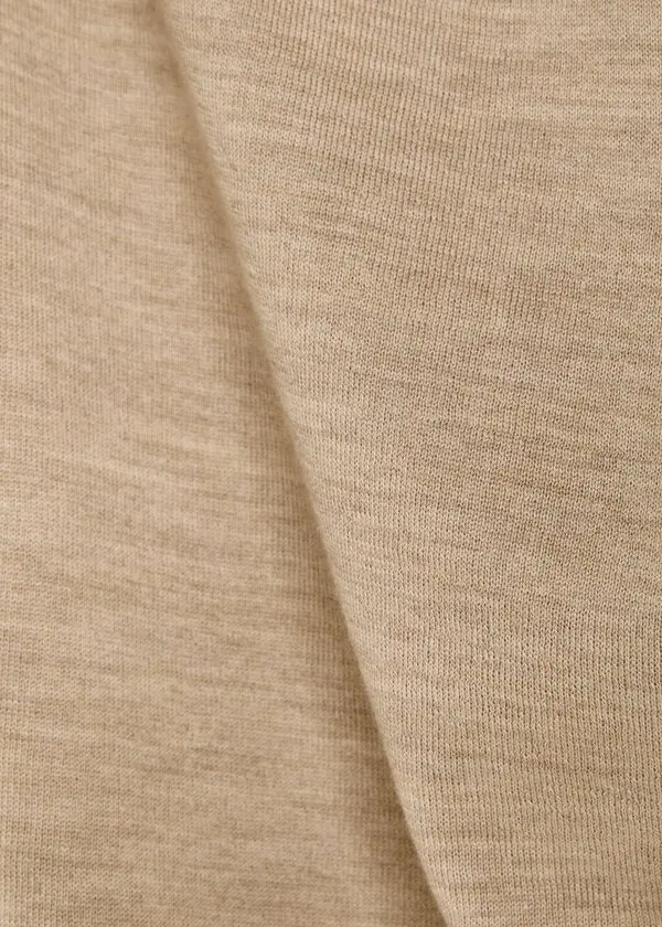 ANINE BING Moni Wool And Cashmere-blend Tank - Taupe