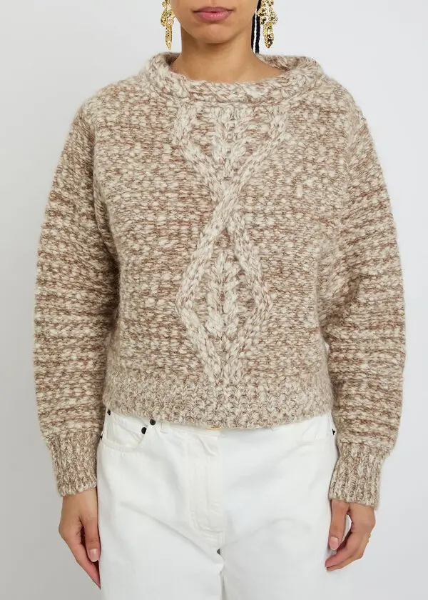 Isabel Marant Étoile Dorota Chunky-knit Alpaca-blend Jumper - Ecru