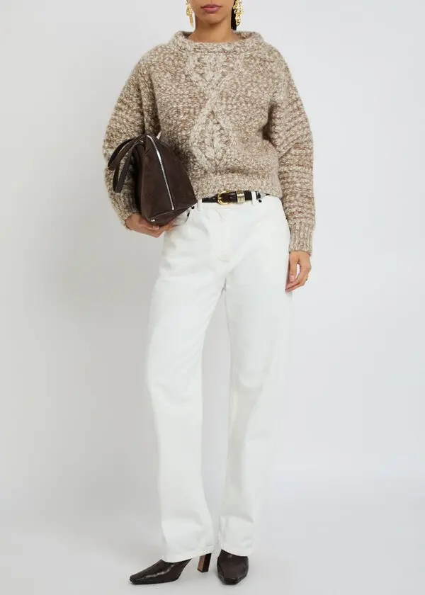 Isabel Marant Étoile Dorota Chunky-knit Alpaca-blend Jumper - Ecru