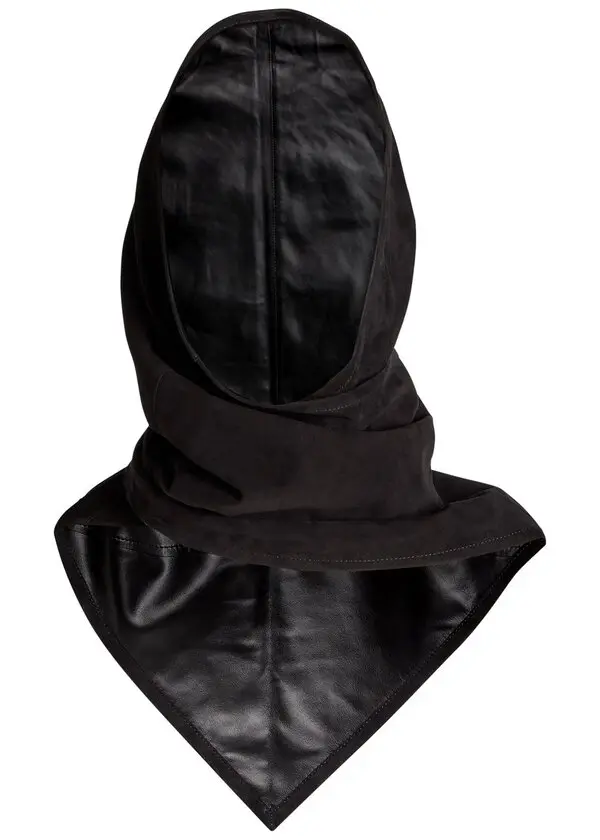 Nour Hammour Suede Head Scarf - Black