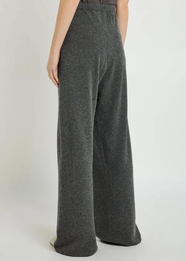 Extreme Cashmere N°462 Slouch Cashmere-blend Trousers - Dark Grey