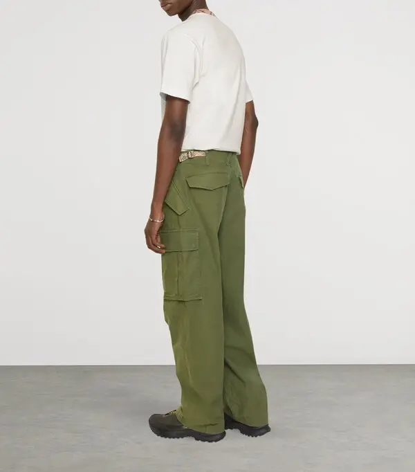 Burberry Cotton Oversized Cargo Trousers