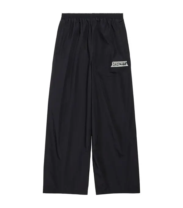 Balenciaga Cotton-blend Logo Sweatpants