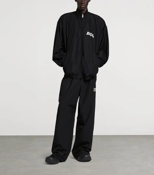 Balenciaga Cotton-blend Logo Sweatpants