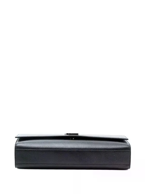 Saint Laurent 2017 Medium Monogram Kate Crossbody Bag - Black