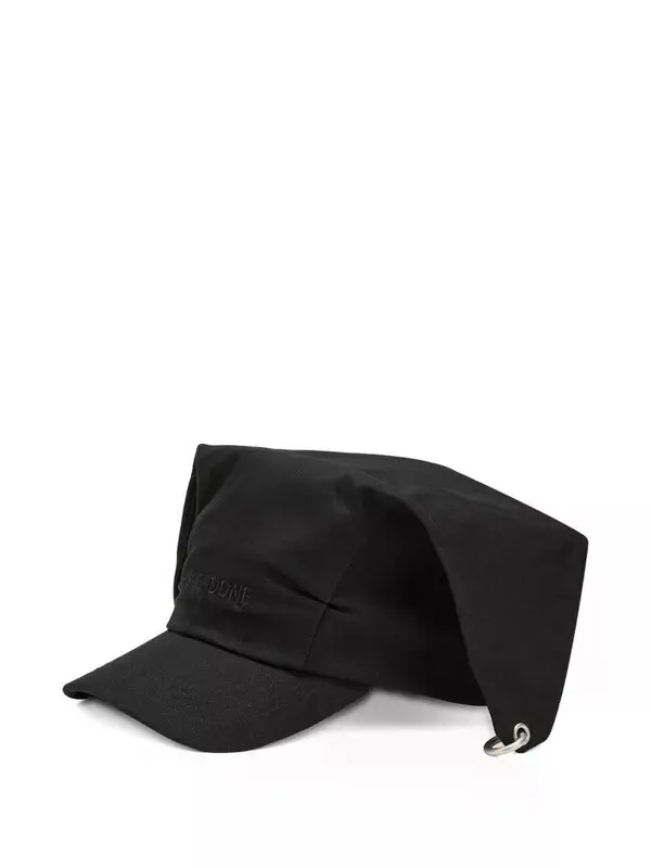 We11Done Cotton Baseball Cap - Black