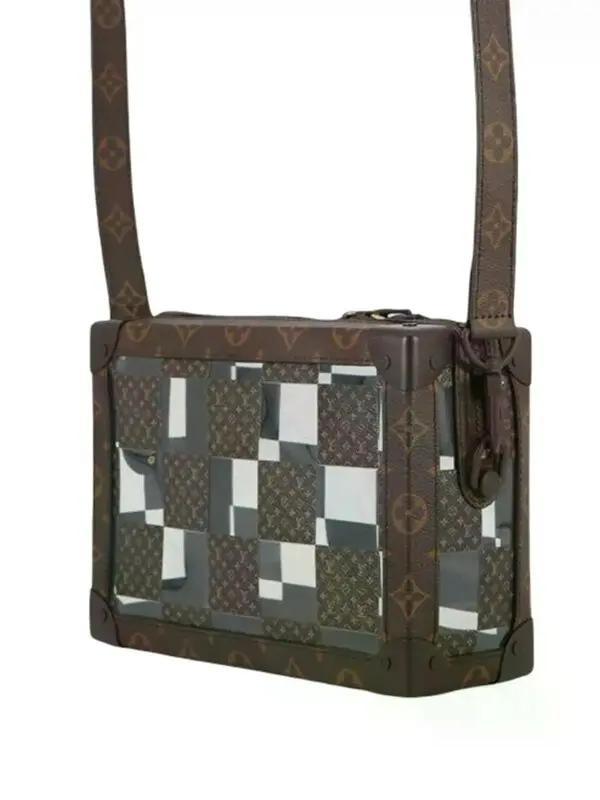 LOUIS VUITTON 2022 Monogram Chess Soft Trunk Crossbody Bag