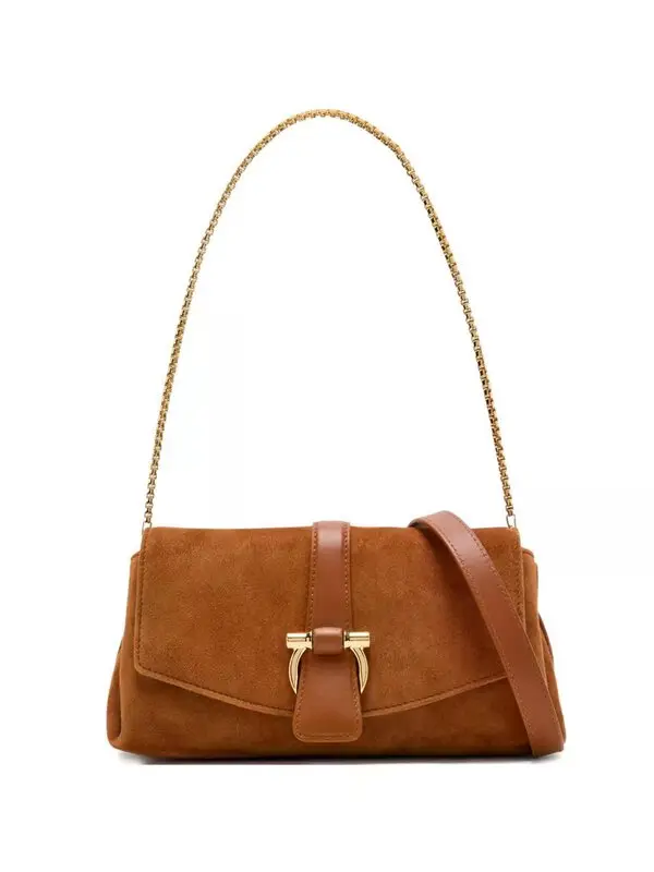 FERRAGAMO Mini Buckle Satchel - Brown
