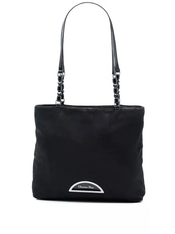 Dior 1999 Nylon Malice Tote Bag