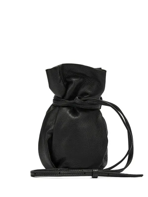 Y’s Leather Handheld Bag - Black