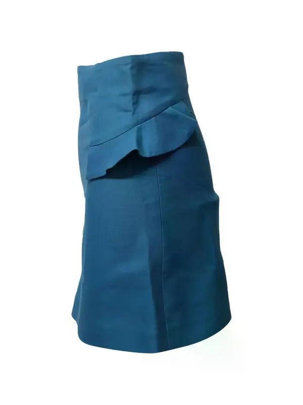 Sandro High-waisted Flap-pocket Mini Skirt