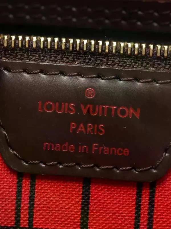 LOUIS VUITTON 2015 Damier Ebene Neverfull Pm Tote Bag - Brown