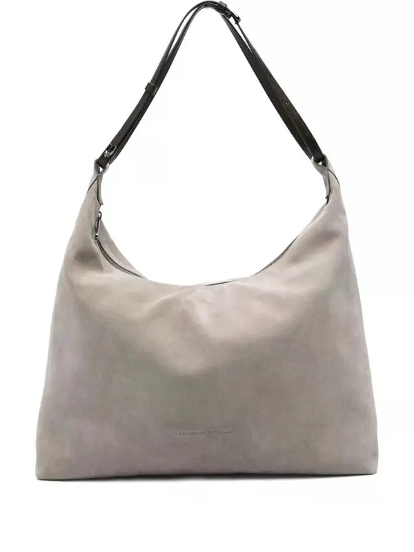Brunello Cucinelli Suede Shoulder Bag