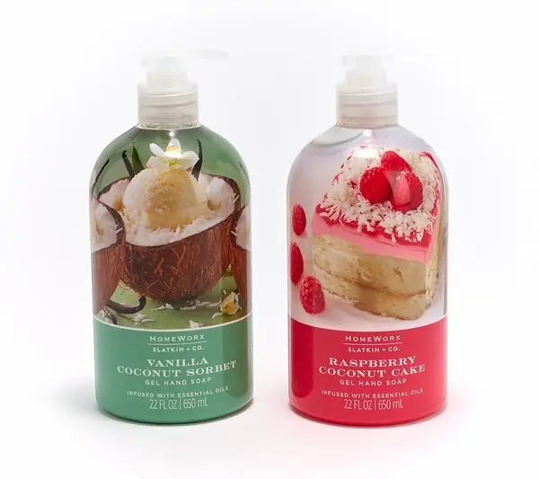 HOMEWORX BY SLATKIN + CO. S/2 22oz Sweet Treats Gel Hand Soaps - One-color