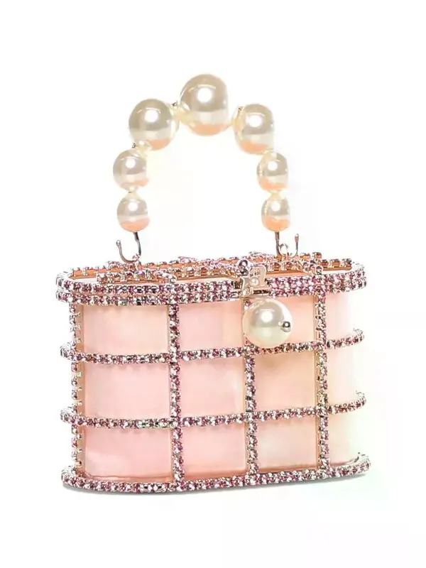 Rosantica Holli Pearl-handle Tote - Pink
