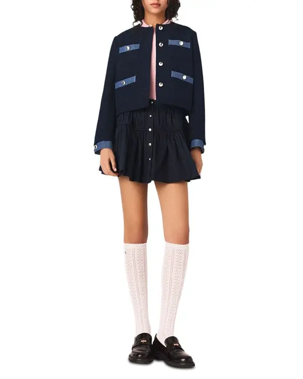 Maje Vitanat Jacket - Navy
