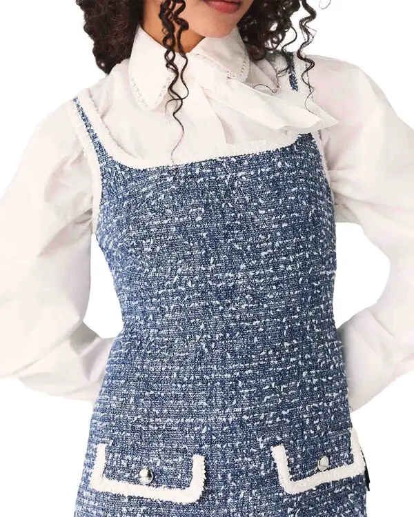Maje Ritalba Tweed Mini Dress