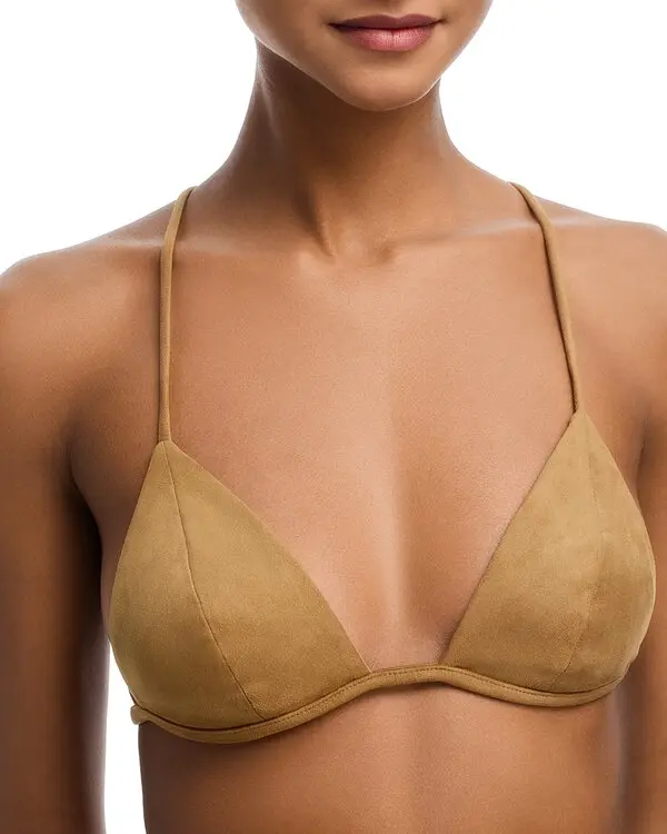 Norma Kamali Triangle Bikini Top